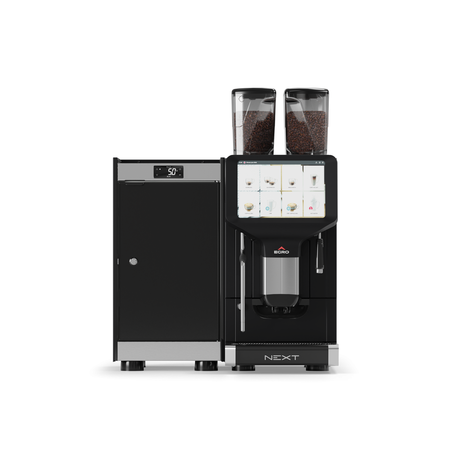 Egro Next, an advanced fully automatic coffee machine