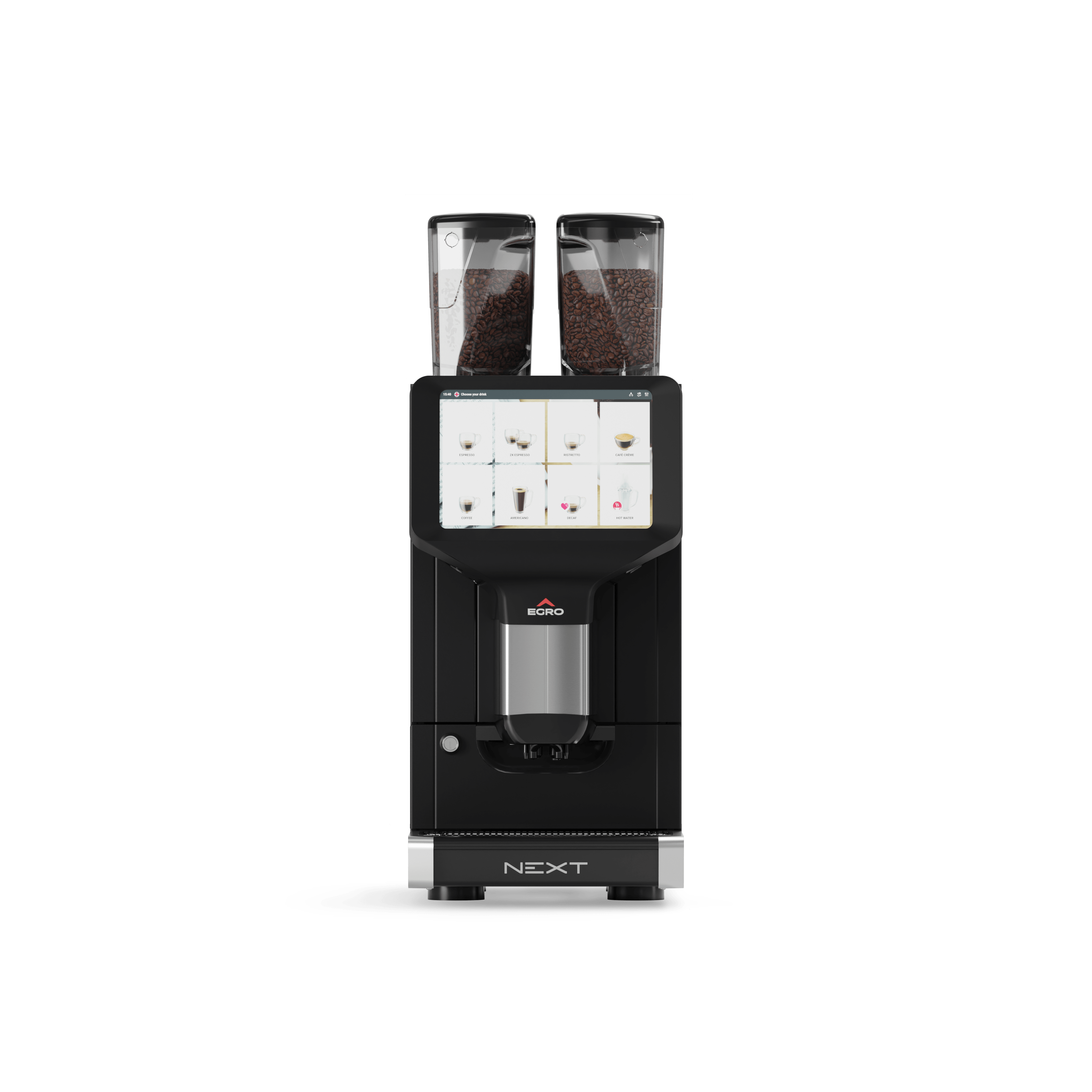 Egro Next, an advanced fully automatic coffee machine