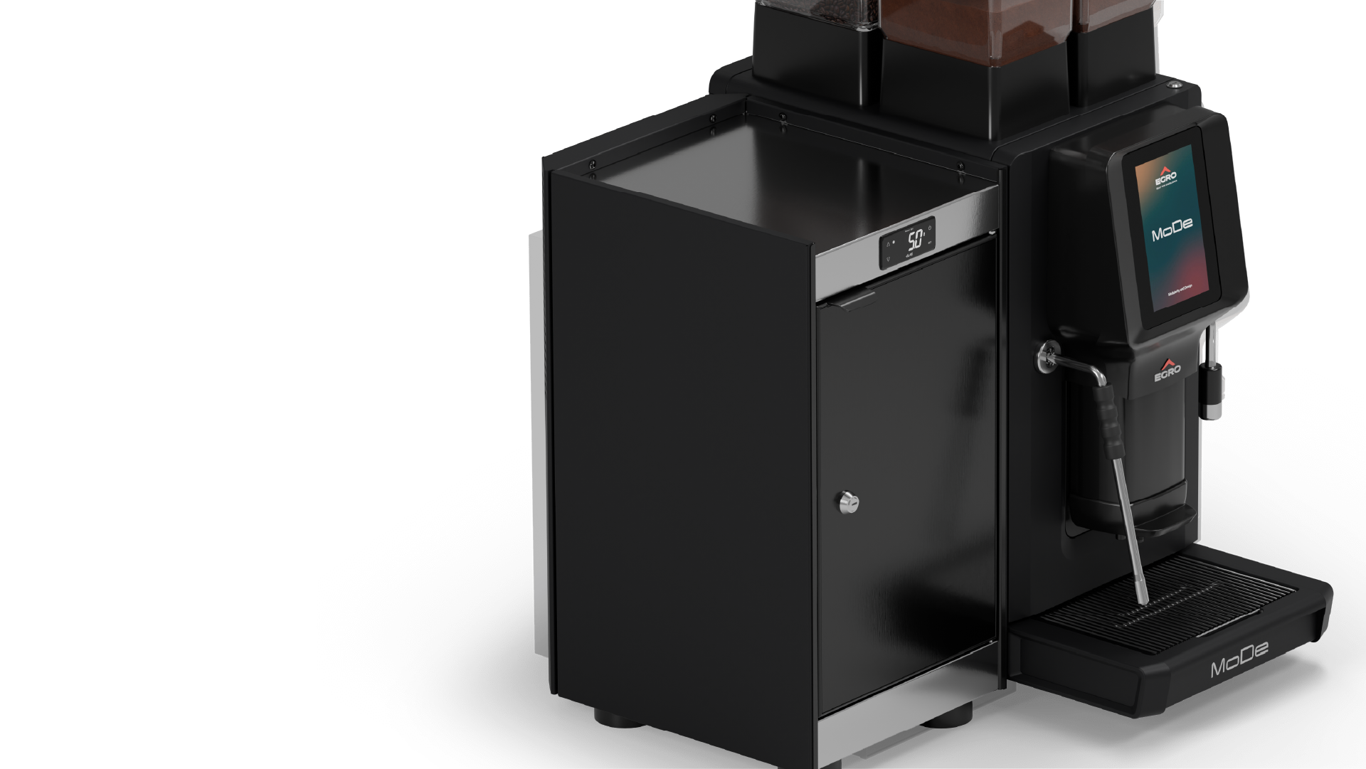 Egro MoDe, a compact fully automatic coffee machine