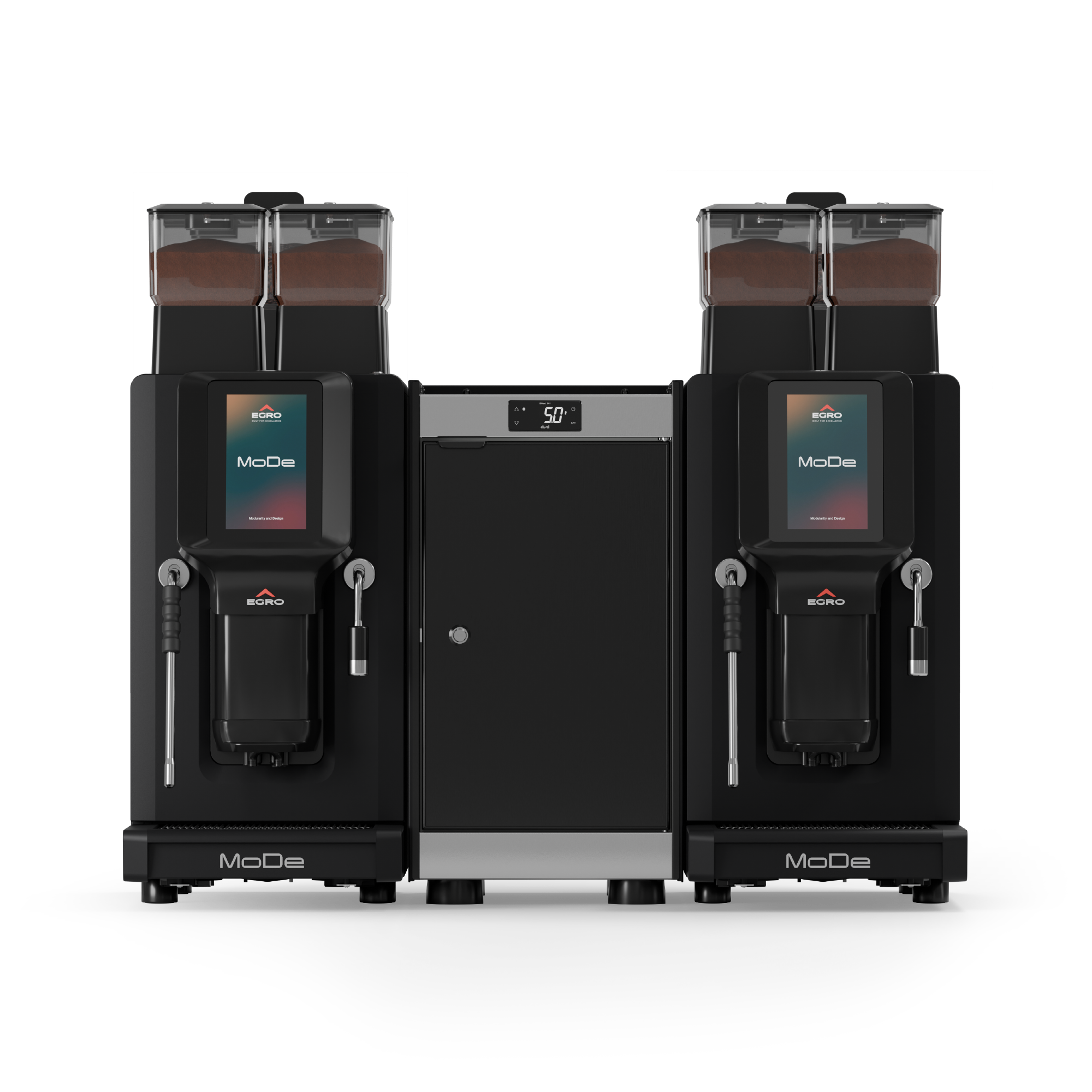 Egro MoDe, a compact fully automatic coffee machine