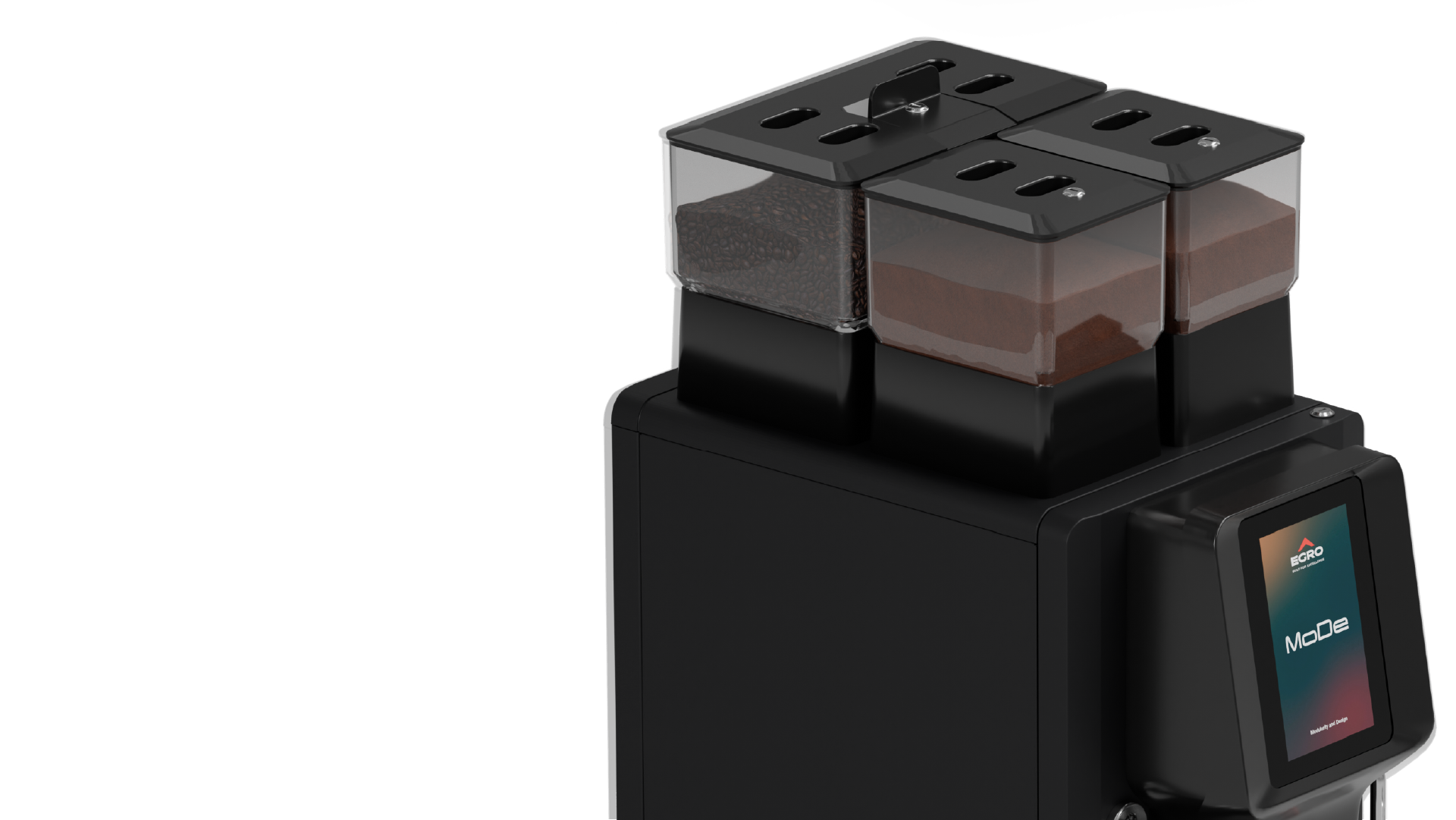 Egro MoDe, a compact fully automatic coffee machine